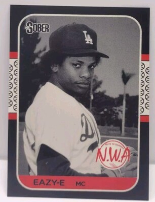 Eazy E Limited Edition Baseball HIP HOP Art Card Collectible NWA ...