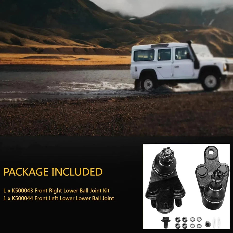 2PC Front Lower Ball Joint Kit K500043 K500044 for Toyota Avalon 2005 ...