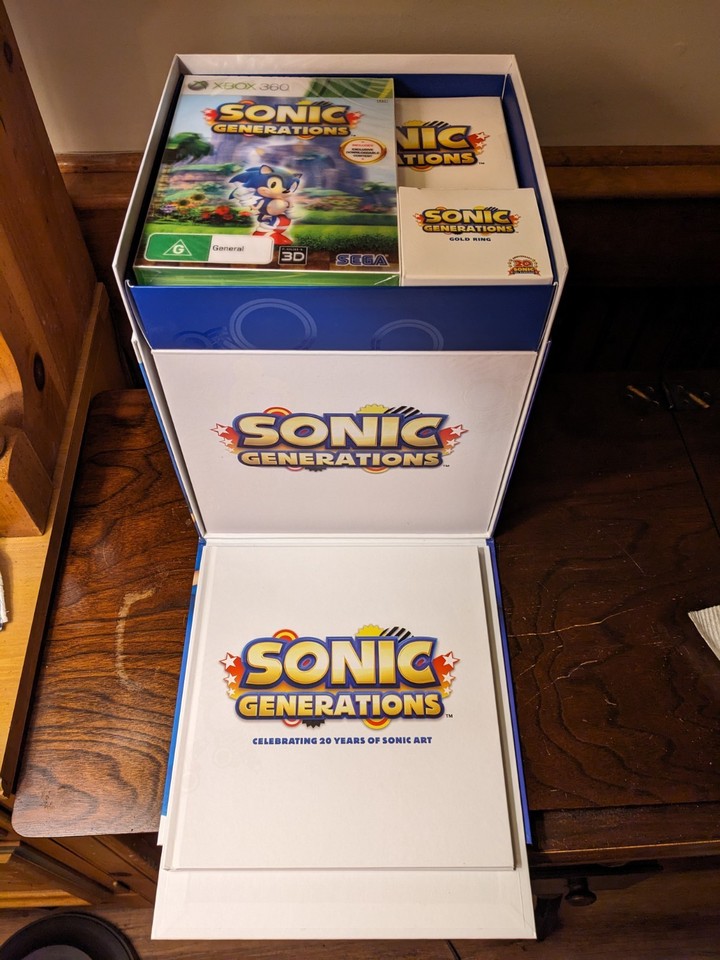 Sonic Generations Collector's Edition for Xbox 360: Statue, Ring, Art ...