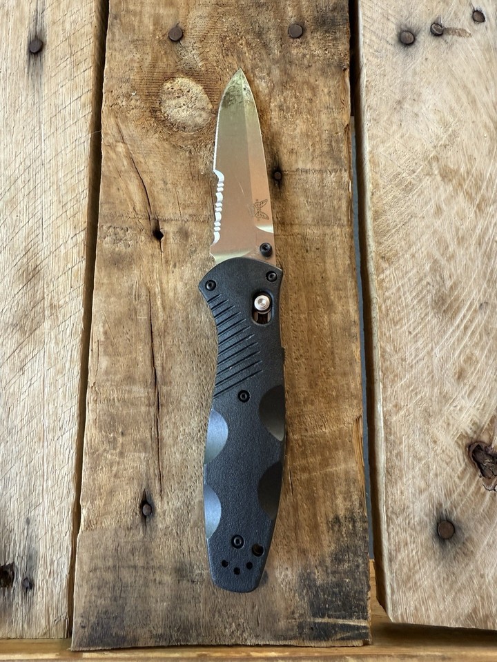 Benchmade Barrage 583SBK Serrated Knife Valox, 154CM | eBay