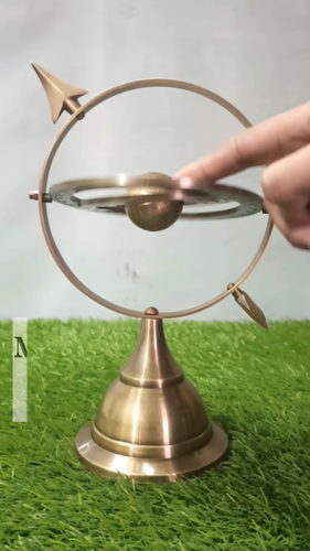 Engraved Globe Brass Antique Armillary Sphere with Arrow Nautical ...