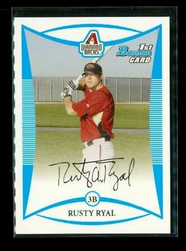 2008 TOPPS 1ST BOWMAN Baseball Trading Card BP16 RUSTY RYAL Arizona ...