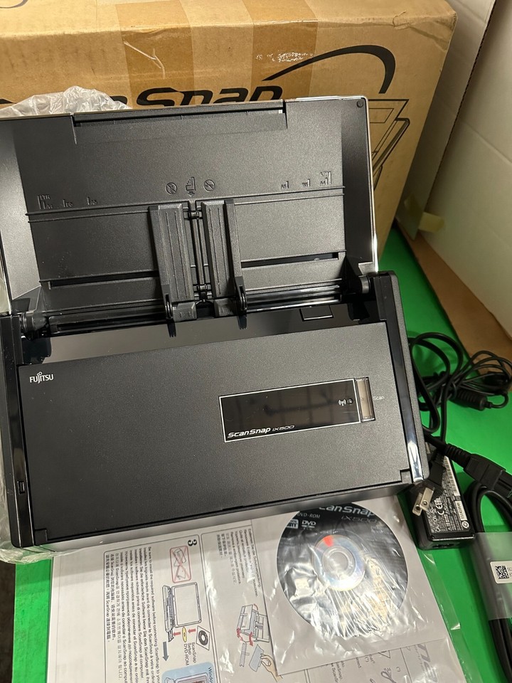 OPEN BOX! Store Demo Display! Fujitsu ScanSnap IX500 Scanner w/OEM ...