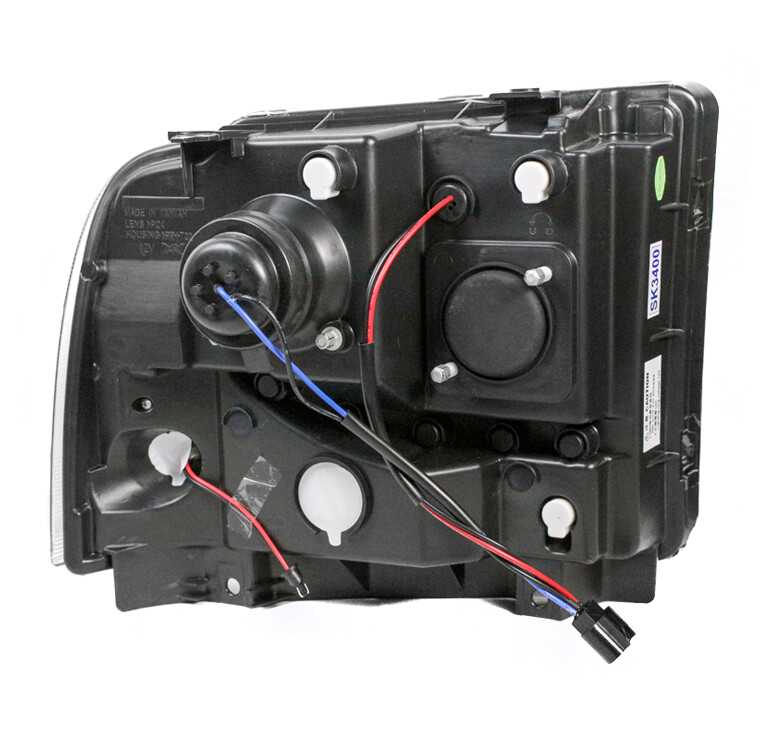 FOR 05-07 FORD F250 F350 SUPER DUTY LED PROJECTOR HEADLIGHT BLACK W/10K ...