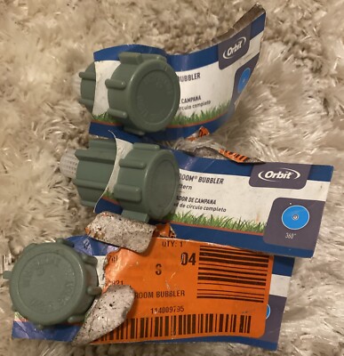 Brand New Lot of 3 Orbit Full Pattern Mushroom Bubbler Sprinkler Model ...