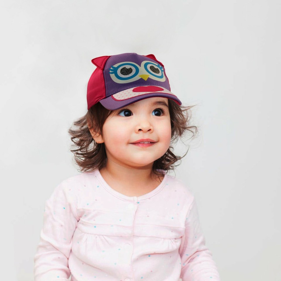 ABG Accessories Toddler Girls Baseball Cap with Assorted Animal Critter ...