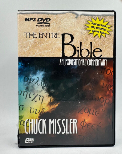 Expositional Commentary The Entire Bible by Chuck Missler Over 600 ...