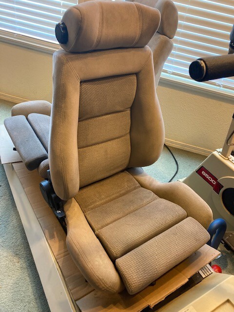 FLO FIT RECARO E21 E10 320IS UPHOLSTERY SEAT KIT (2) OEM GERMAN VINYL ...