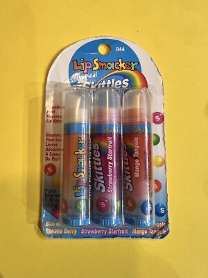 VTG 2008 Bonne Bell TROPICAL SKITTLES Lip Smacker Gloss Balm Collection ...