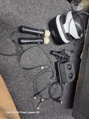 Sony PlayStation VR Headset Bundle with 2 Move Controllers & Cables ...