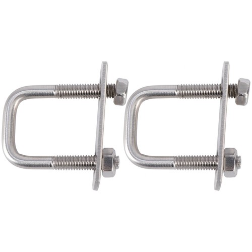 2 Pcs Square Clamp Stainless Steel Screw Damper Right-angle Bolts | eBay