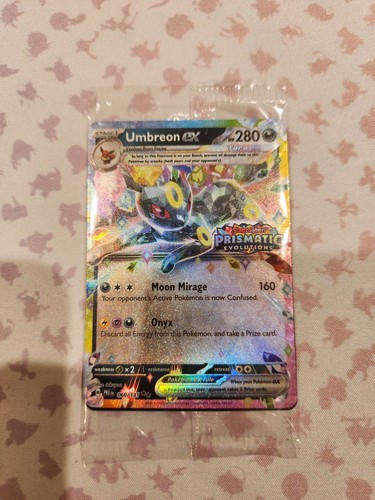 Umbreon ex Stamped Prismatic Evolutions Promo Surprise Box 060 Sealed ...