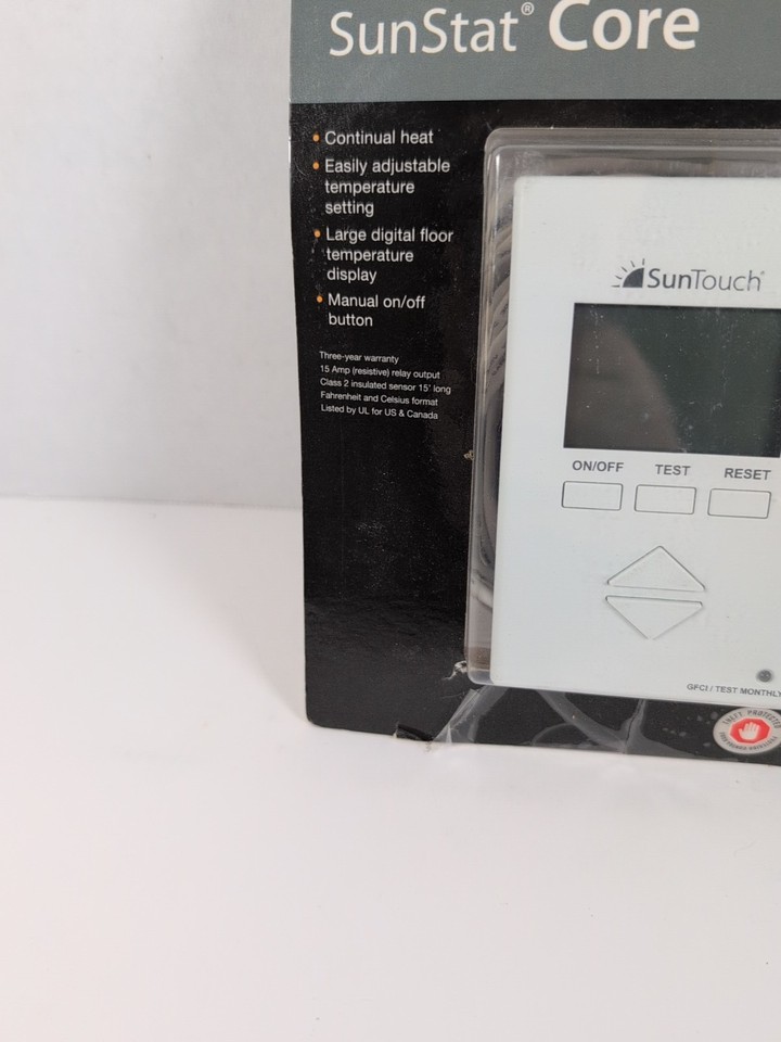 New SunTouch SunStat Core Electric Floor Heating Thermostat 81019087 840213207045| eBay