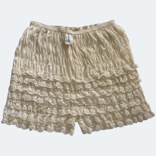 Vintage Ruffled Pettipants Fantasia Green Ivory White Dancing Bloomers ...
