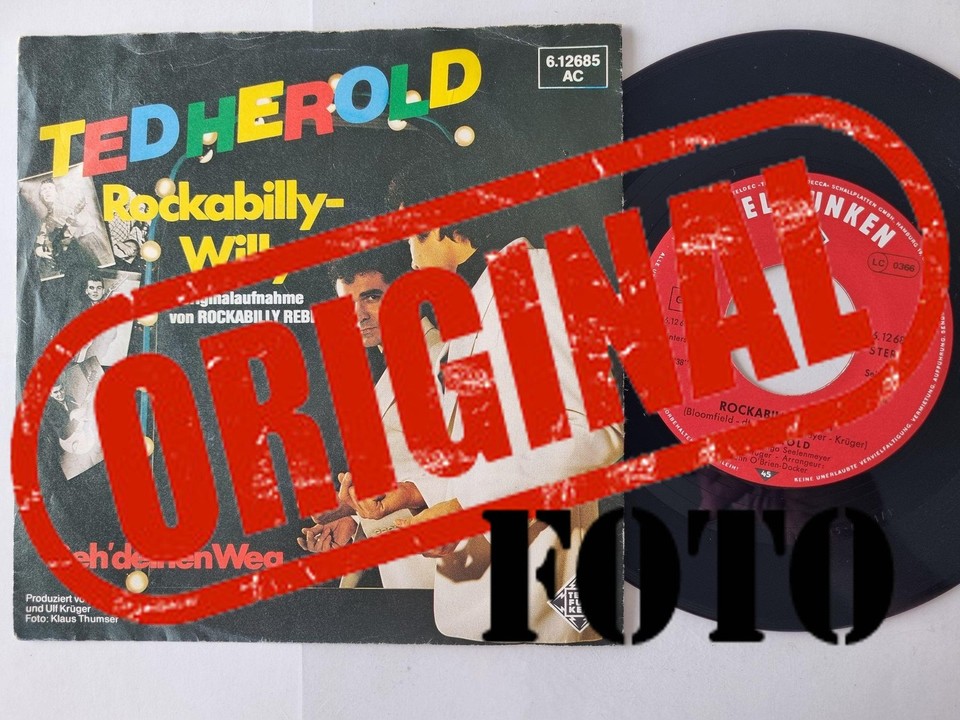Ted Herold - Rockabilly-Willy 7'' Vinyl Germany | eBay UK