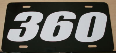 360 ENGINE SIZE LICENSE PLATE FITS MOPAR AMC MAGNUM R/T | eBay