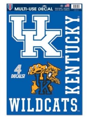 Kentucky Wildcats 11" x 17" Multi Use Decals - Auto, Walls, Windows ...