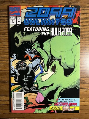 2099 UNLIMITED 5 HULK 2099 KYLE BAKER COVER MARVEL COMICS 1994 A | eBay