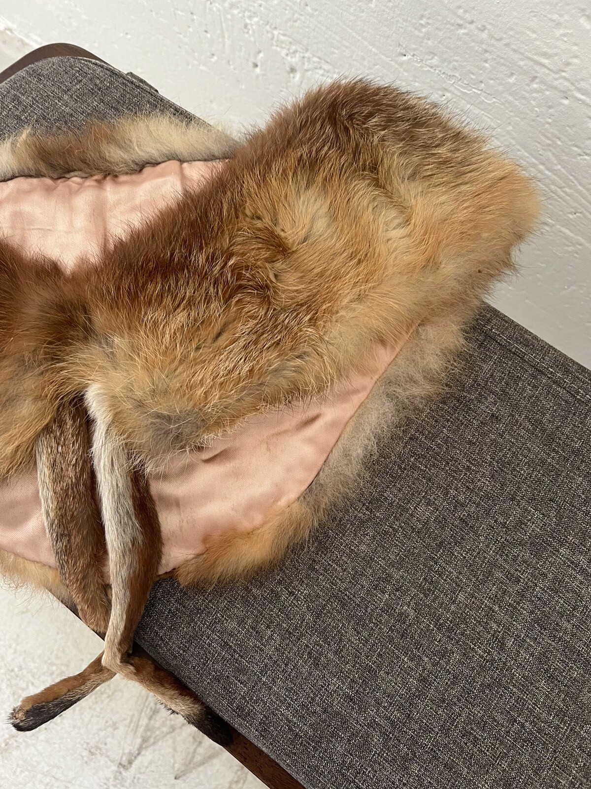 Antique 1930s Fox Fur Stole Art Deco - Gem