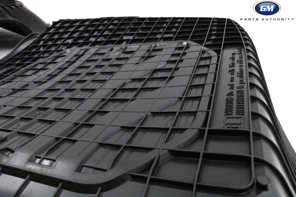 2019-2026 GMC Sierra Next Gen Front Floor Liners 84333604 Black w/ GMC ...