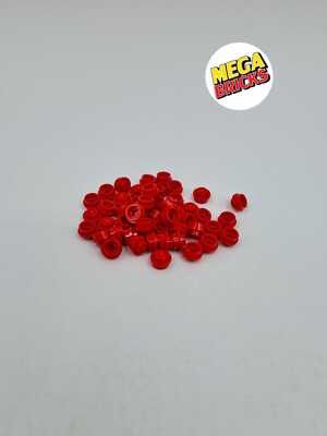 LEGO LOT 50 X ROUND PLATE 1X1 ROUGE REF 6141 / 614121 *NEUF* | eBay