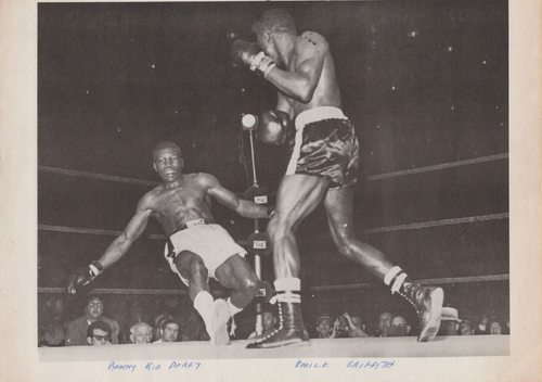 Boxing Photo Paper Print 8 x 11 Boxer Emile Griffith Knock Out Benny ...