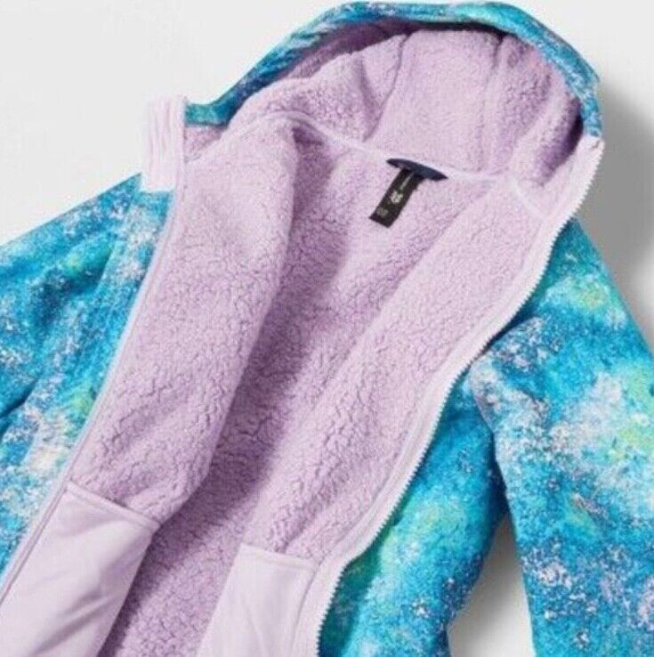 Girls' Hooded Full Zip Soft Shell Sherpa Jacket Coat Warm+ All In ...