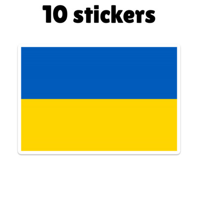 Ukraine Flag Sticker Decal Vinyl Fade & Waterproof | eBay Australia