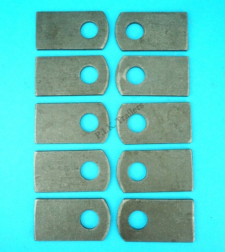 10 x Weld-on Eye Plates for M12 Antiluce Drop Lock Catch Side Tail Gate ...