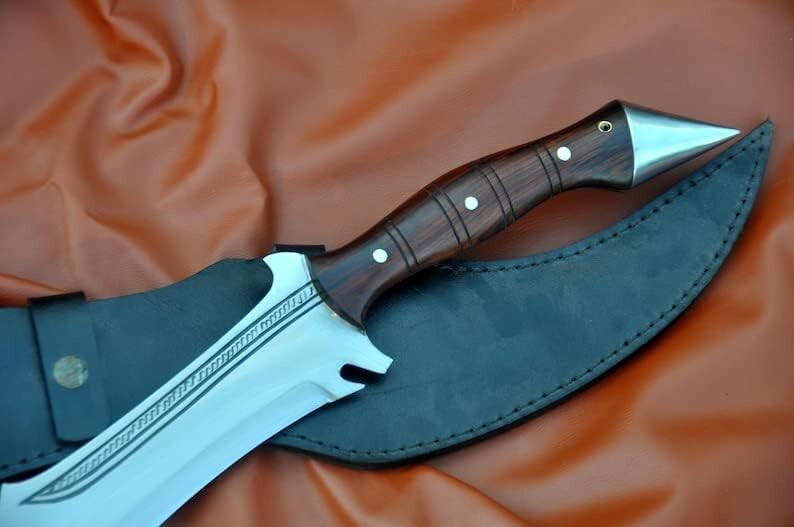 Custom 18 inches Long Blade Bowie Large Machete Axe- Fantasy Machete ...