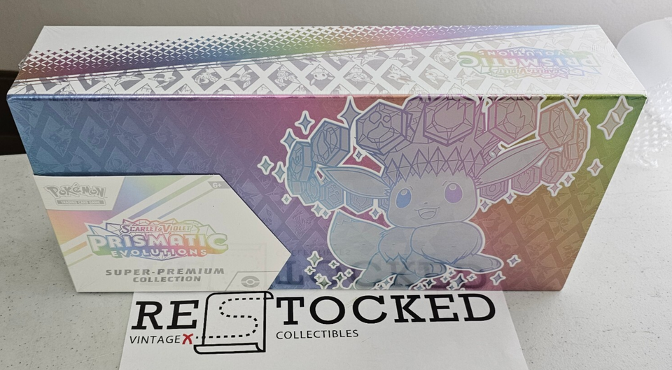 Pokemon TCG: Prismatic Evolutions Super Premium Collection Sealed - SPC ...