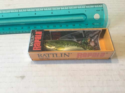 Rapala Rattling Fishing Lure RNR-7BB Sinking Box Papers. | eBay