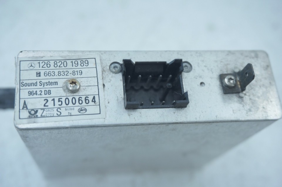 MERCEDES--BENZ 560SEC W126 COUPE , RADIO AMPLIFIER , OEM , 1268201989 ...