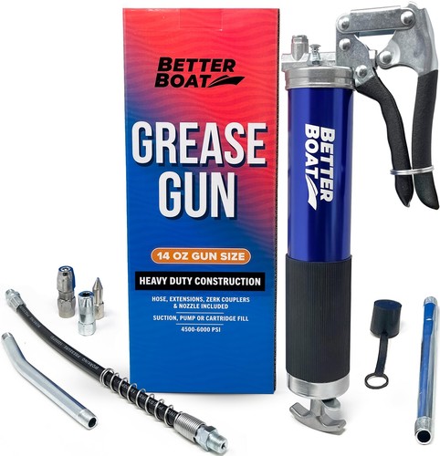 Manual Grease Gun Kit Marine Grease Wheel Bearing Automotive Grease ...