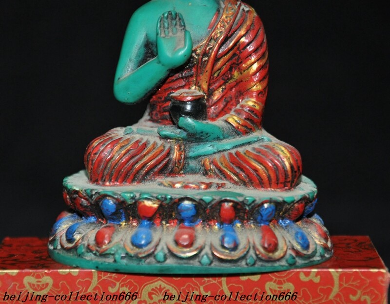 Tibet Buddhism Man-made Resin Shakyamuni Sakyamuni Shakya Mani Buddha ...