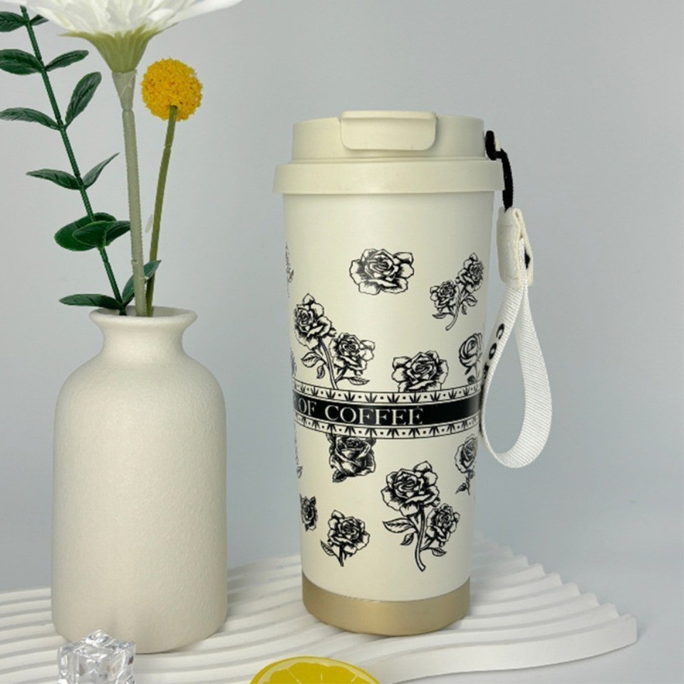 530ml Thermal Cup Large Capacity Insulated Cup American Coffee Mug ...