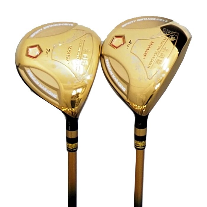 Mutsumi Honma Golf MH-V2 Golden Full Set Clubs 12pcs with Bag Frex R ...