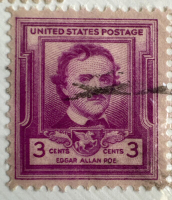 1949, US 3c, Edgar Allan Poe, Used, Sc 986 Us Postal Stamp Used | eBay UK