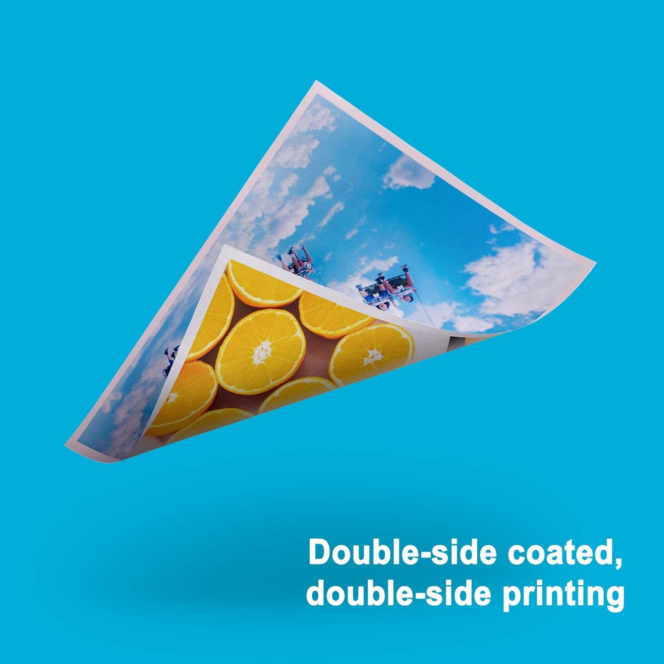 100 Sheets Koala 8.5x11 Double Sided Matte Inkjet Photo Paper 180g 48lb ...