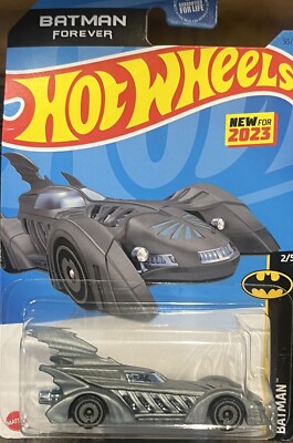 Hot Wheels Batman Forever Batmobile Gray 2/5 Batman Cars Diecast 1:64 ...