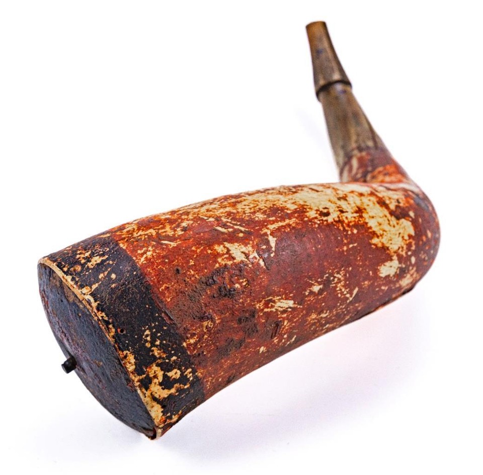 AMAZING 1770's HAND PAINTED REVOLUTIONARY WAR AMERICAN MADE MILITIA ...