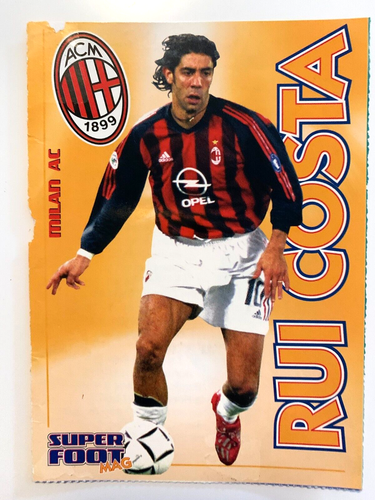 RUI COSTA (MILAN AC, PORTUGAL) RARE TRADING ROOKIE CARD COLLECTOR FOOT ...