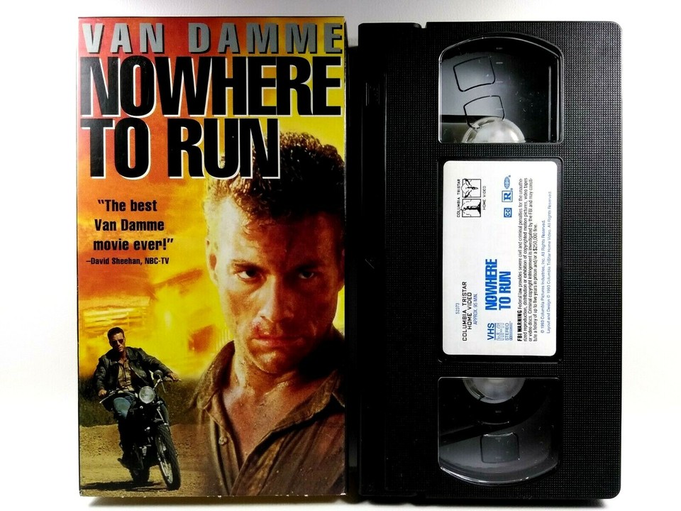 Nowhere to Run (VHS, 1993) Jean-Claude Van Damme, Rosanna Arquette ...