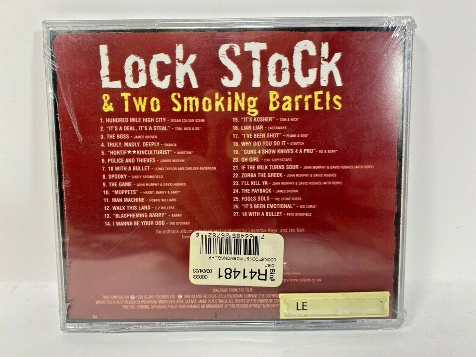 Lock, Stock and Two Smoking Barrels Soundtrack CD Various Artist ...