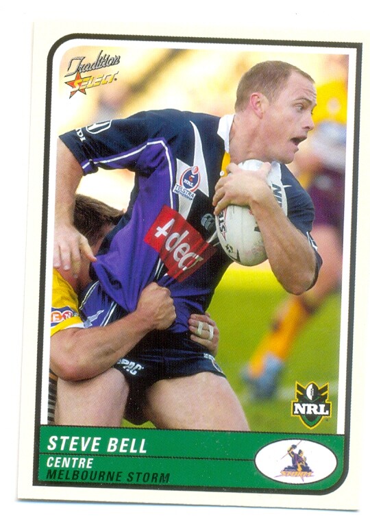 2005 Select NRL Tradition Common Card 46 Steve Bell - Melbourne Storm ...