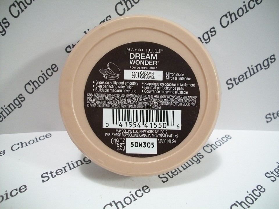 Maybelline Dream Wonder Powder #90 Caramel | eBay