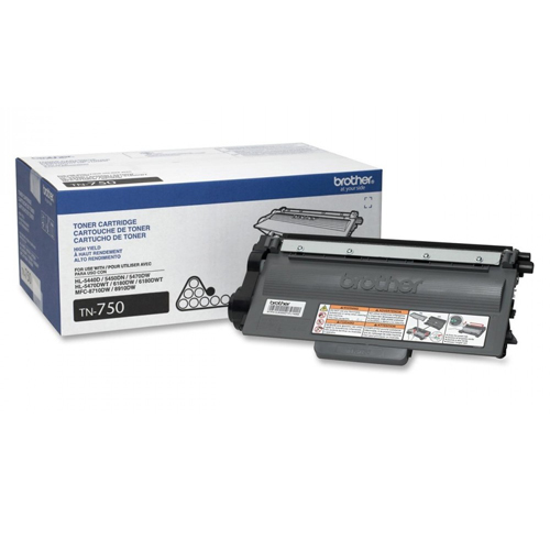 Brother HL-6180DWT (TN750) Black Toner Cartridge High Yield (8,000 ...