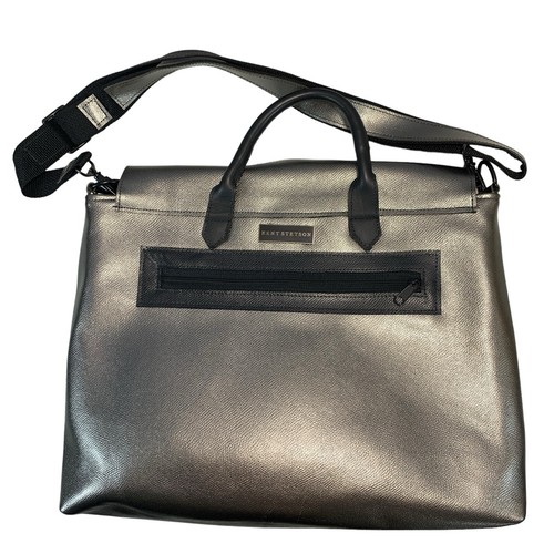 Kent Stetson Messenger Crossbody Shoulder Laptop Bag Travel Metallic ...