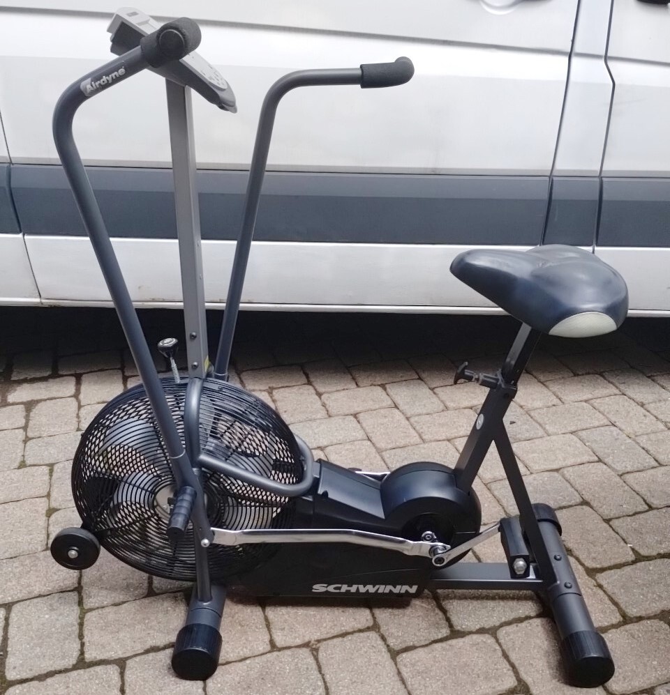 SCHWINN AIRDYNE EVOLUTION COMP UPRIGHT STATIONARY WIND RESISTANCE ...