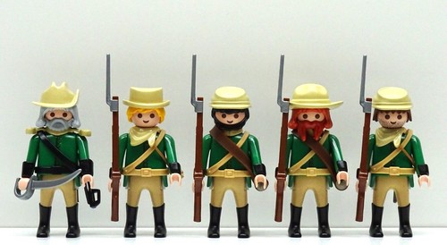 5 x Southern Beige Green Butternut Playmobil Northern ACW CSA Custom ...